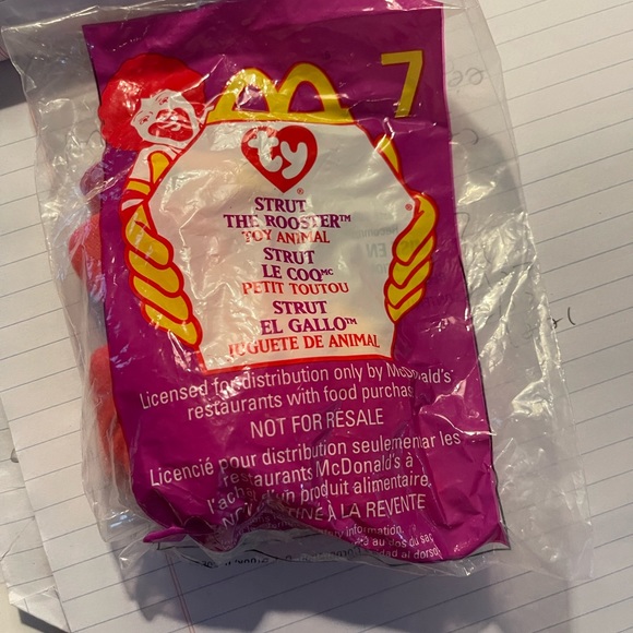 Toys | Mcdonalds Ty Strut Plush | Poshmark